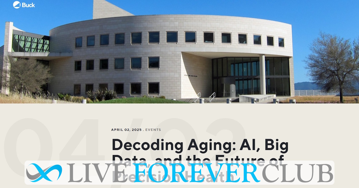 Decoding Aging Ai Big Data And The Future Of Precision Health